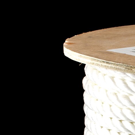 3-Strand Polypropylene Rope 5/8" x 600' White | Trivantage
