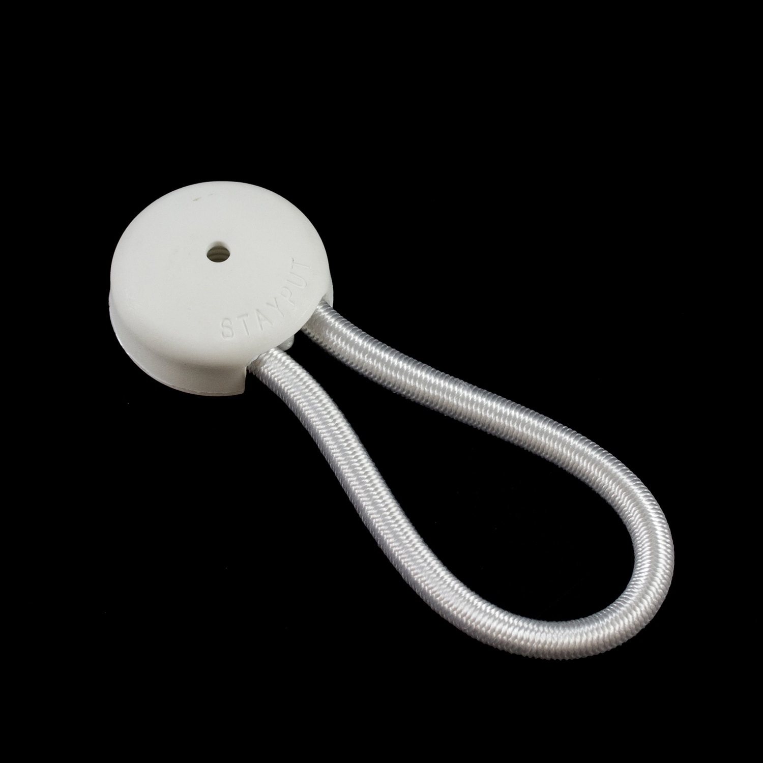 Stayput Ultimate Shock Cord Clip 70 Nylon White Trivantage