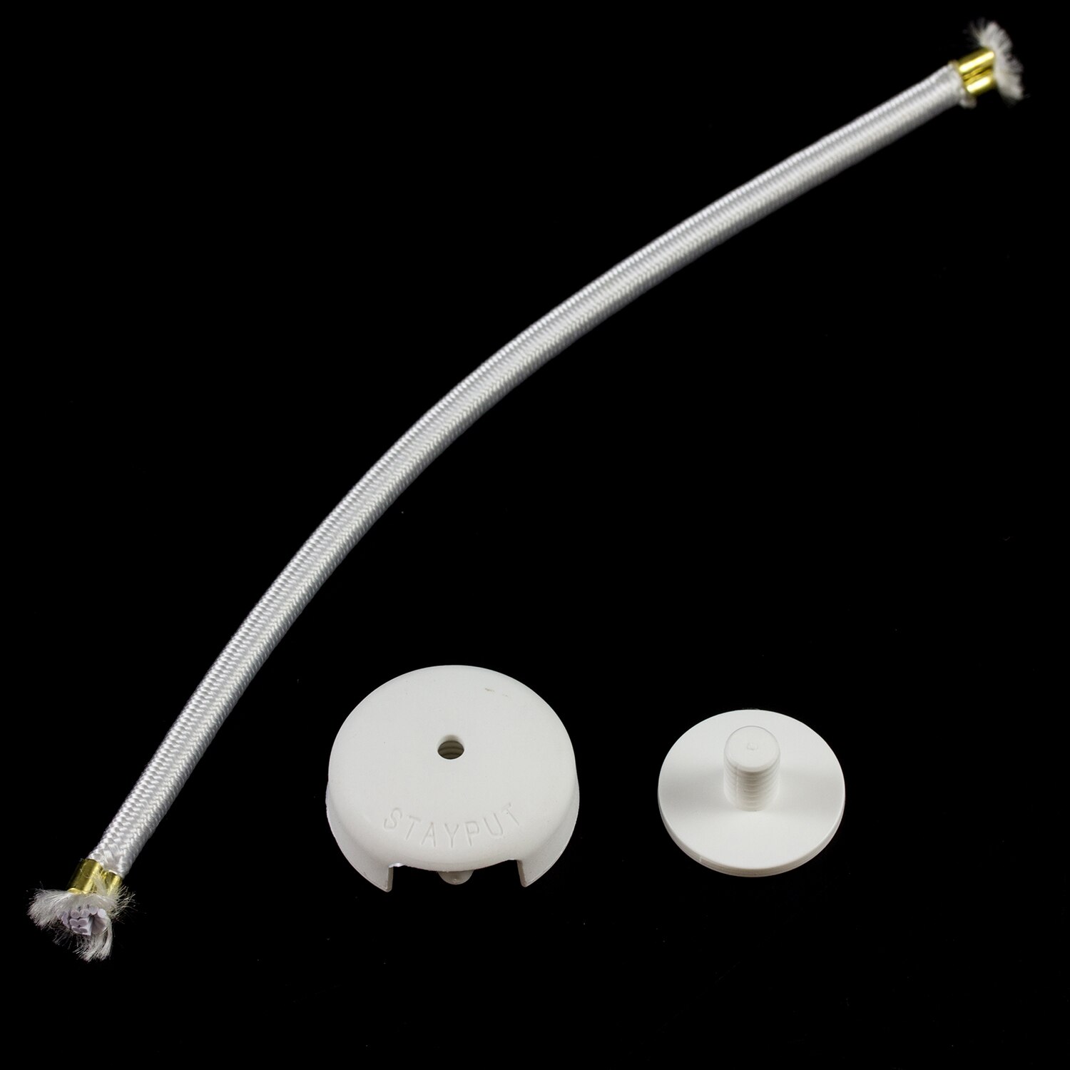 Stayput Ultimate Shock Cord Clip 70 Nylon White Trivantage