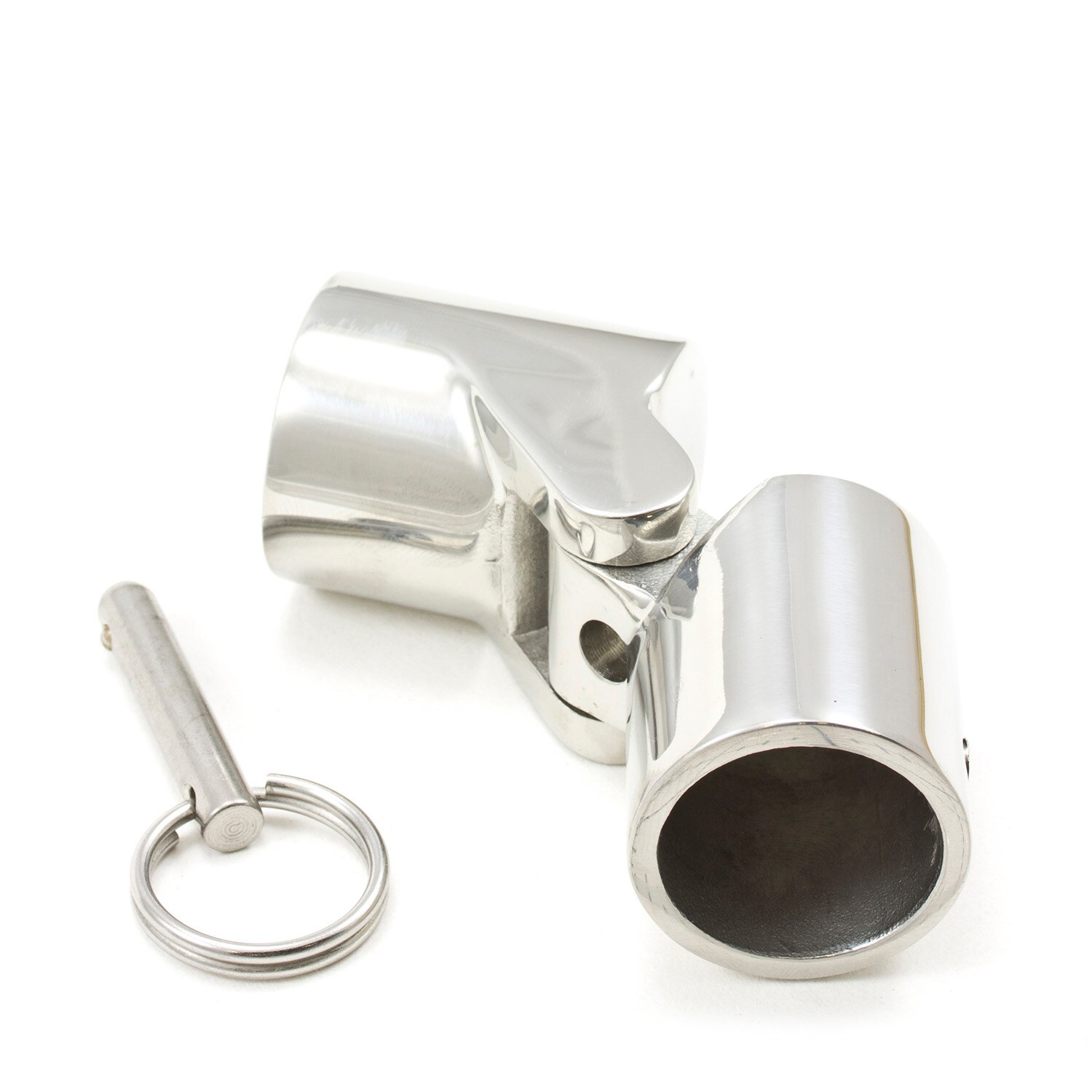 Locking Rail Hinge 1 Od With Quick Release Pin 9027202 Stainless Steel Type 316 Trivantage
